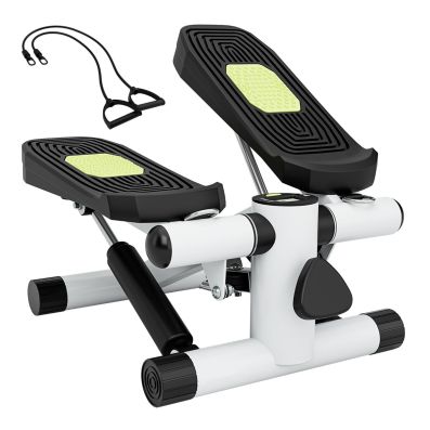 2 en 1 Mini Stepper Fitness Casa con Bandas de Resistencia Altura ...